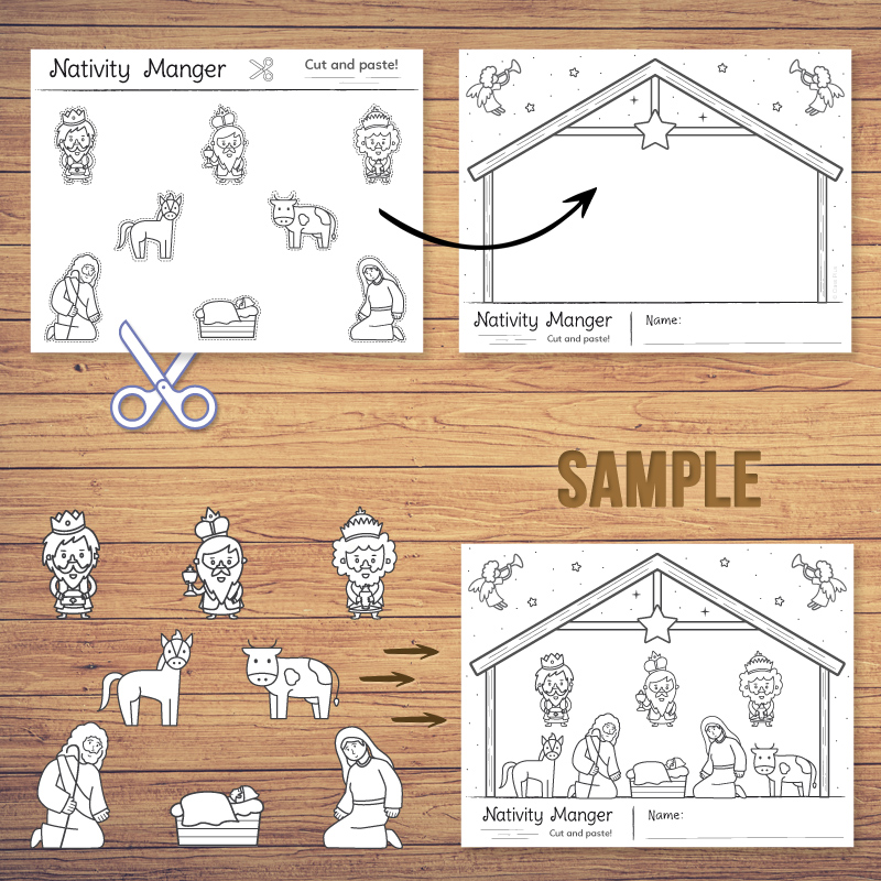 Nativity Story Manger Craft | Made By Teachers