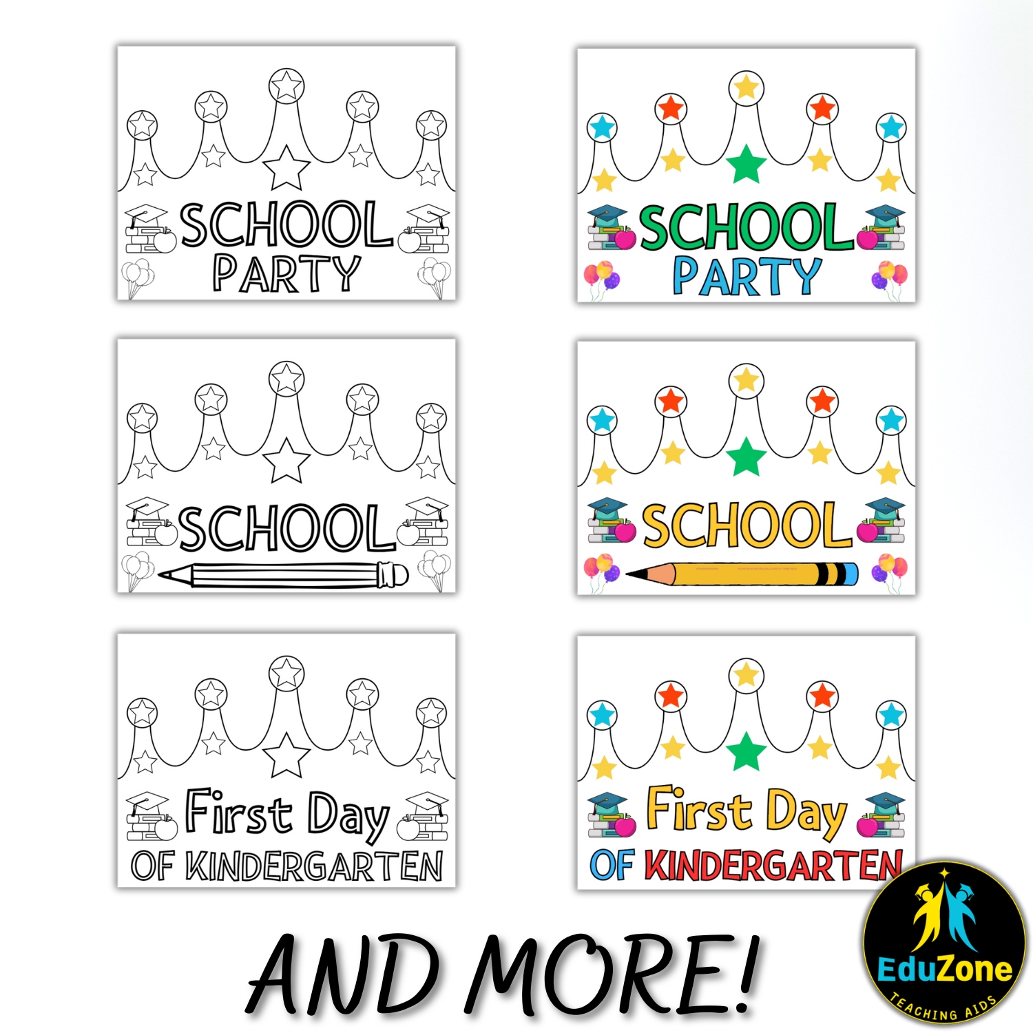 Get Ready for the First Day of School with Fun and Colorful Crowns ...
