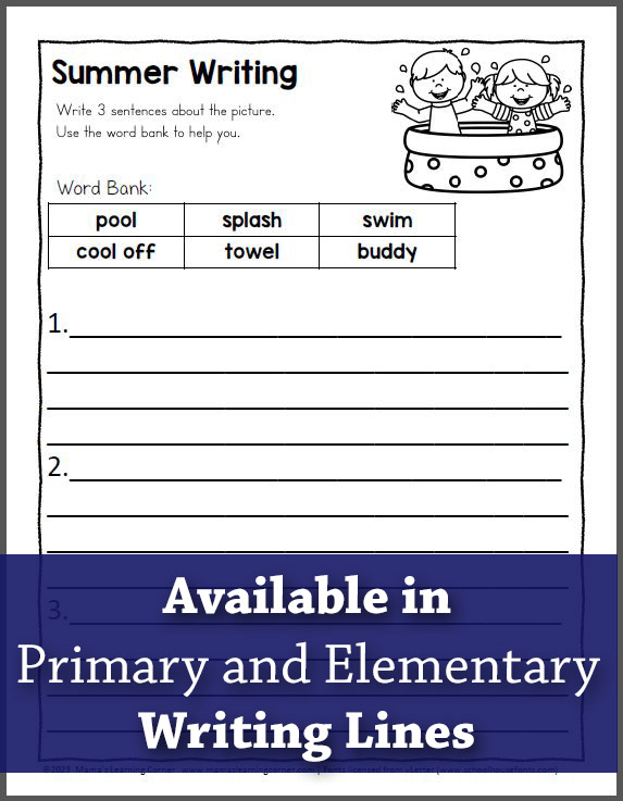 Summer Writing Sentences Worksheets | Made By Teachers