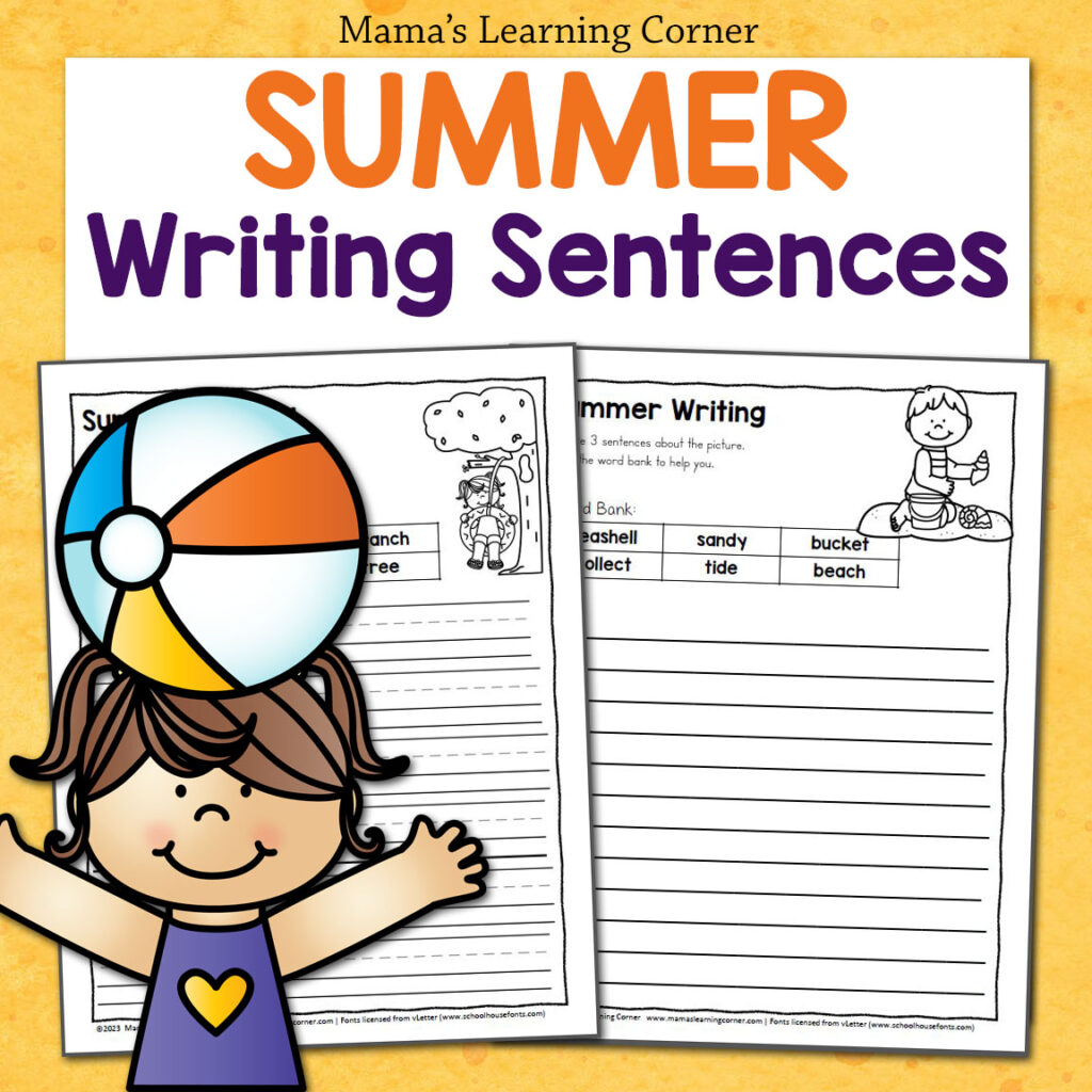 Summer Writing Sentences Worksheets | Made By Teachers