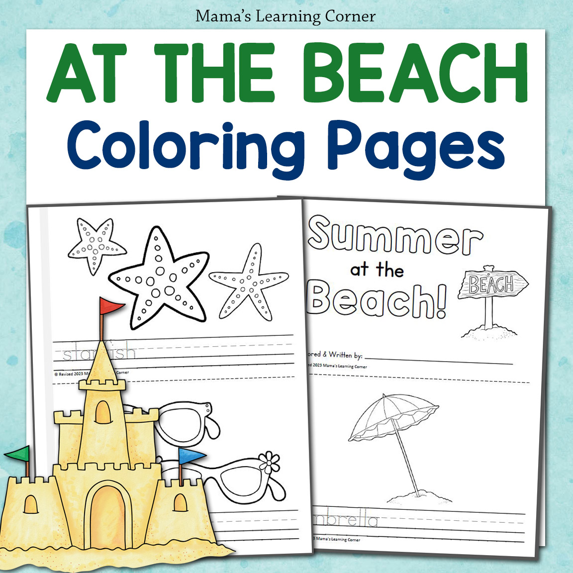 Summer Coloring Pages: At the Beach! | Made By Teachers
