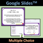 Writing, Simplifying and Evaluating Expressions Re | Made By Teachers