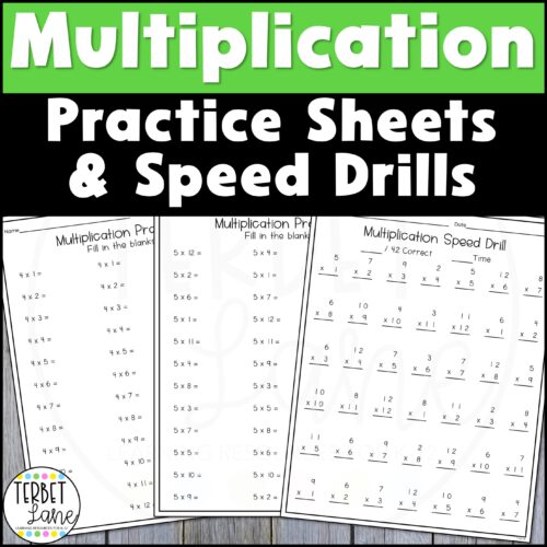 Multiplication Facts Practice Worksheets | Made By Teachers