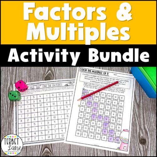 Factors and Multiples Activity Bundle | Made By Teachers