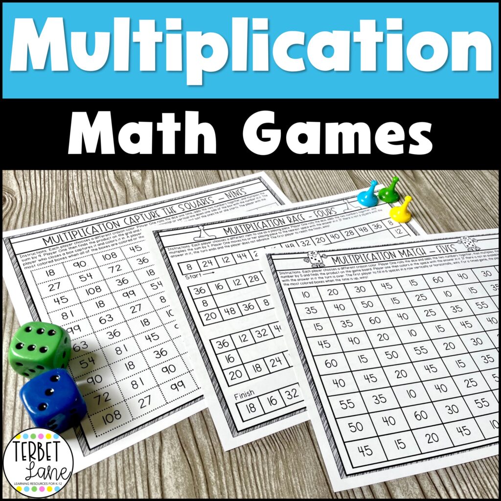 Multiplication Games Printable | Made By Teachers