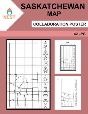 Saskatchewan Map Collaboration Poster | Made By Teachers