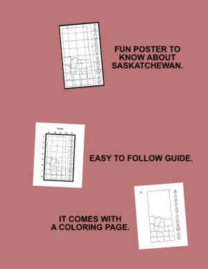 Saskatchewan Map Collaboration Poster | Made By Teachers