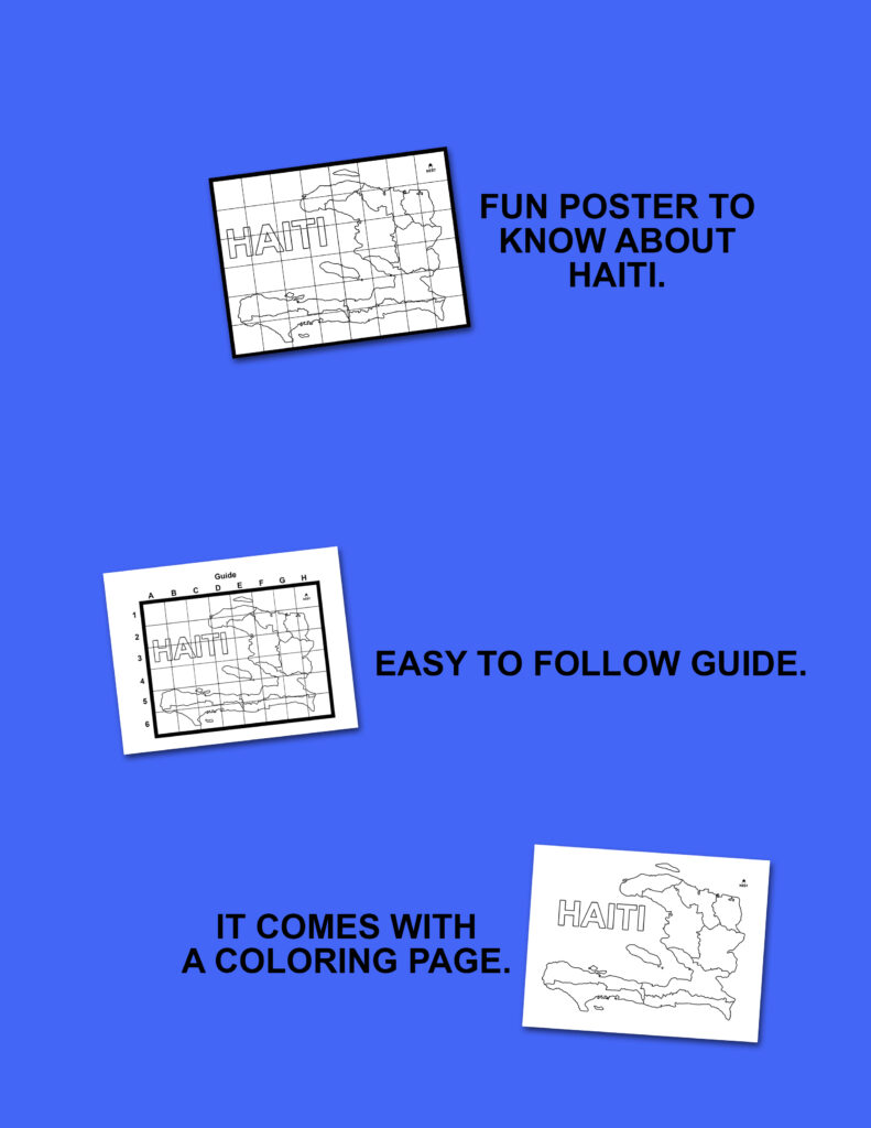 Haiti Map Collaboration Poster | Made By Teachers