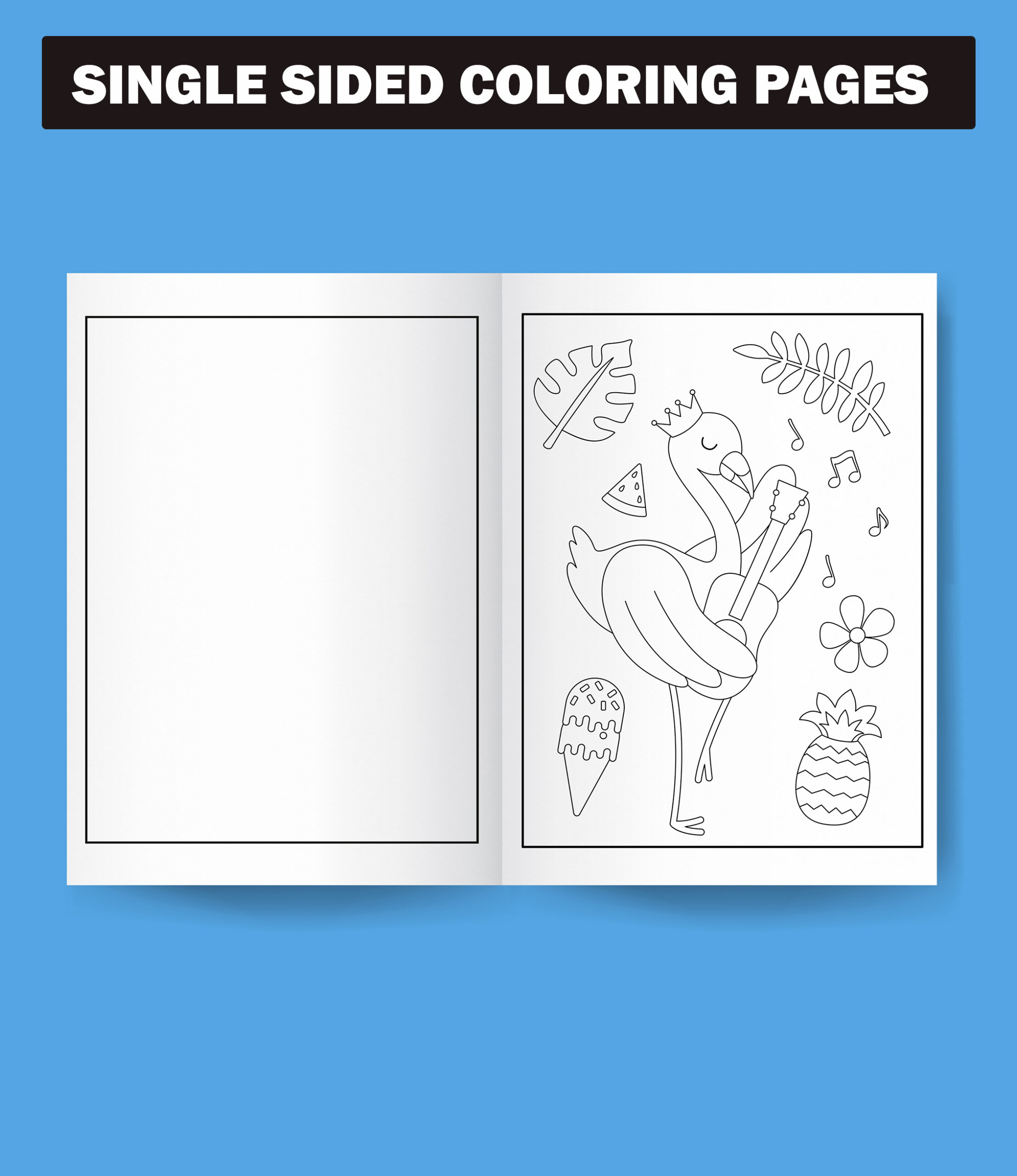 Flamingo Coloring Book For Kids - 50 unique and funny flamingo ...