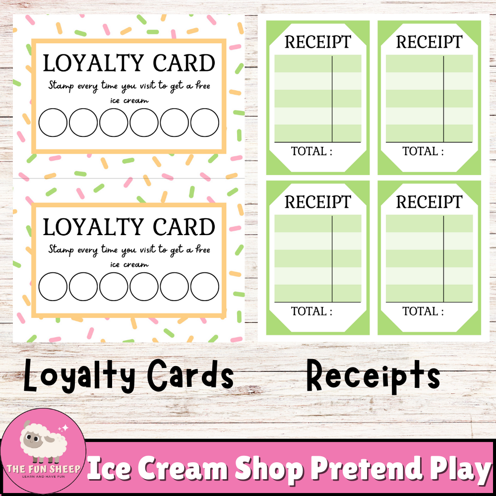 Ice Cream Shop Pretend Play | Dramatic Play Center - Preschool Sensory ...