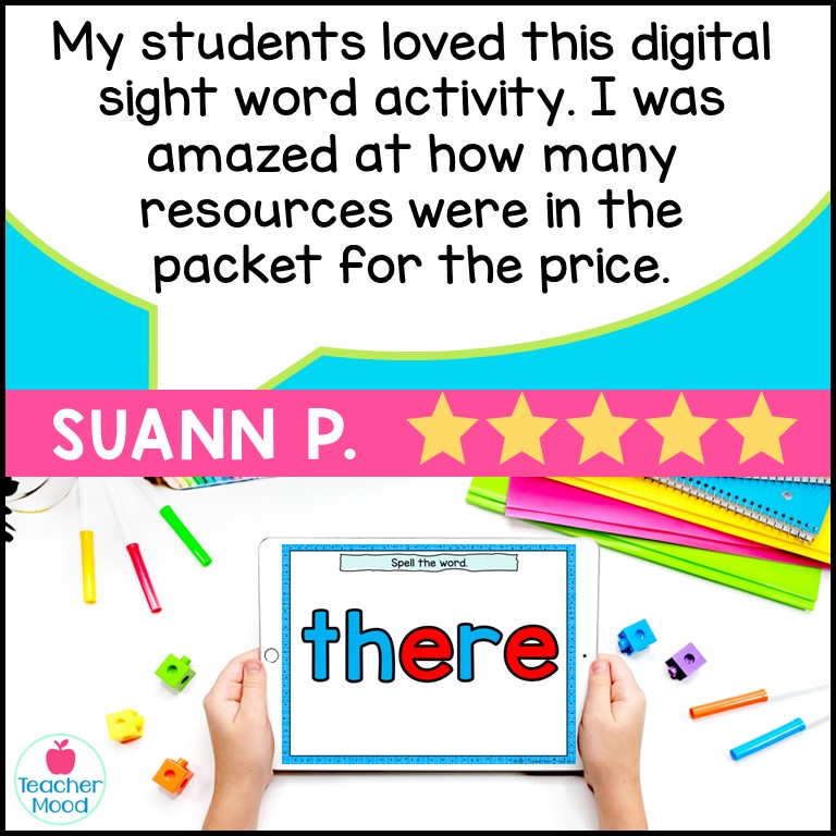 Dolch Sight Word Games | Digital Sight Word Activities | 220 Dolch ...