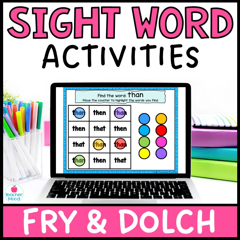 Sight Word Practice and Games | Fry Word List | Dolch Word List BUNDLE ...