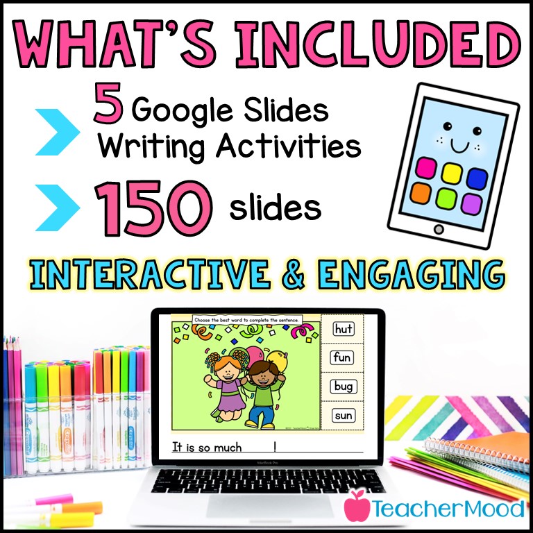 Short Vowel Phonics Sentences | Kindergarten Writing & 1st Grade ...