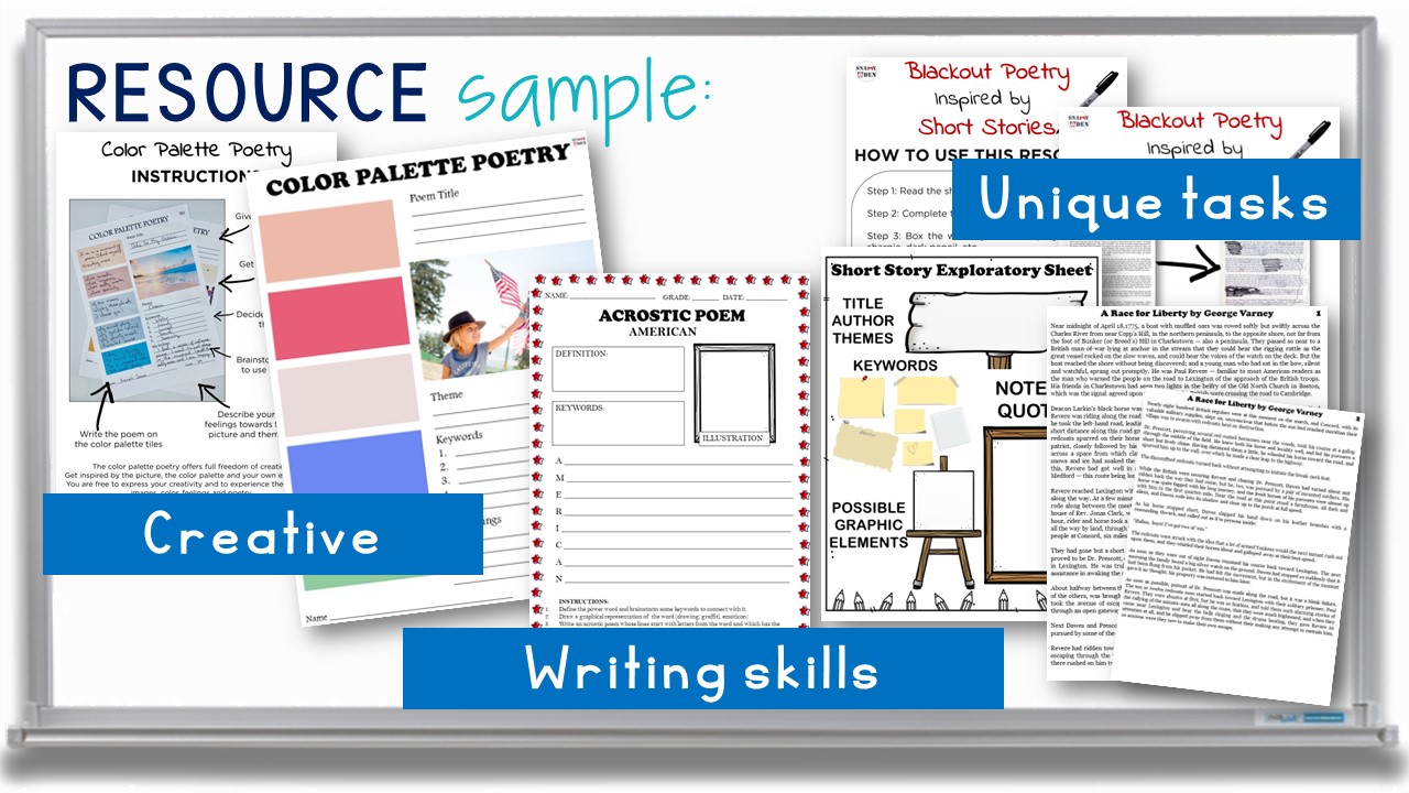 Independence Day Poetry Writing - 4th of July Poem Templates - Print ...