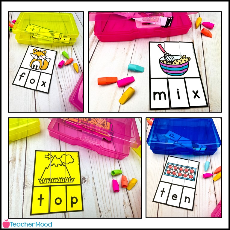 Short Vowels Phonics Games | CVC Words Review | Phonics Word Work ...