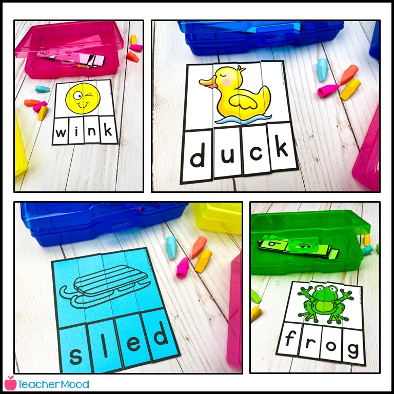 Blends and Digraphs Phonics Games | Phonics Word Work Puzzles | Made By ...