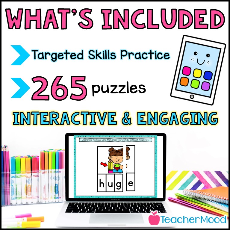 Long Vowels Phonics Games | Sneaky E | Vowel Teams Phonics Word Work ...