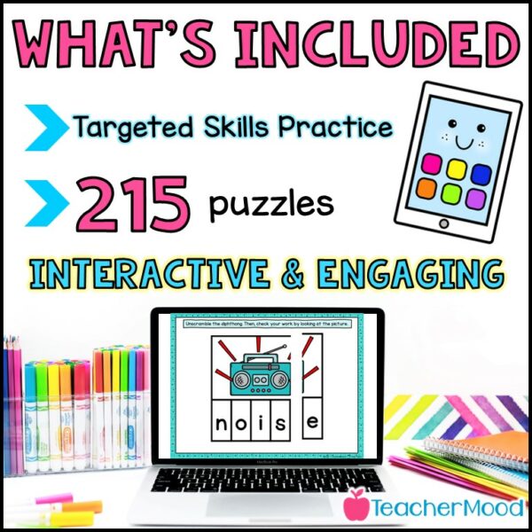 R Controlled Vowels and Diphthongs Phonics Games | Phonics Word Work ...