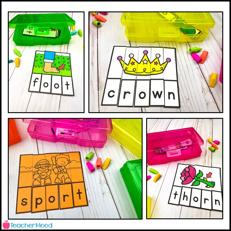 R Controlled Vowels and Diphthongs Phonics Games | Phonics Word Work ...
