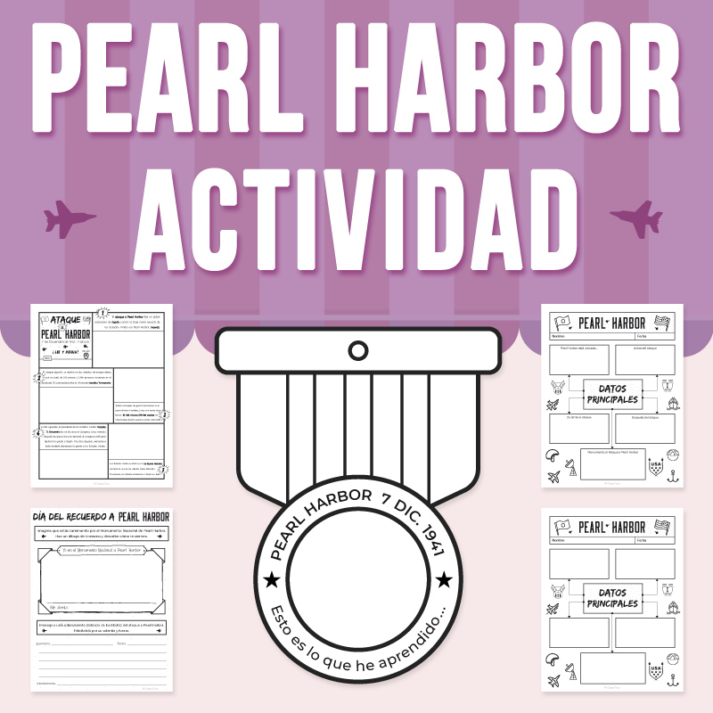Pearl Harbor | Día Pearl Harbor Actividad | Made By Teachers