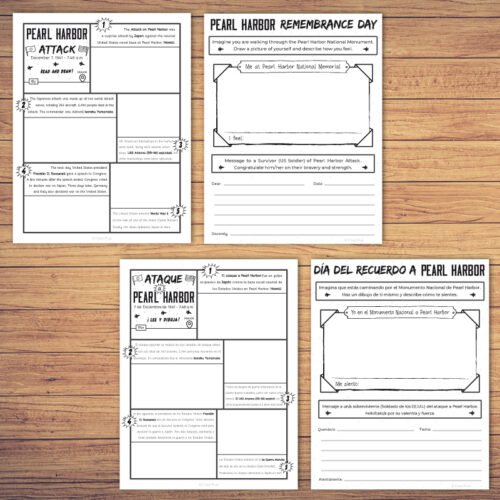 Pearl Harbor Day Activities BUNDLE | Made By Teachers