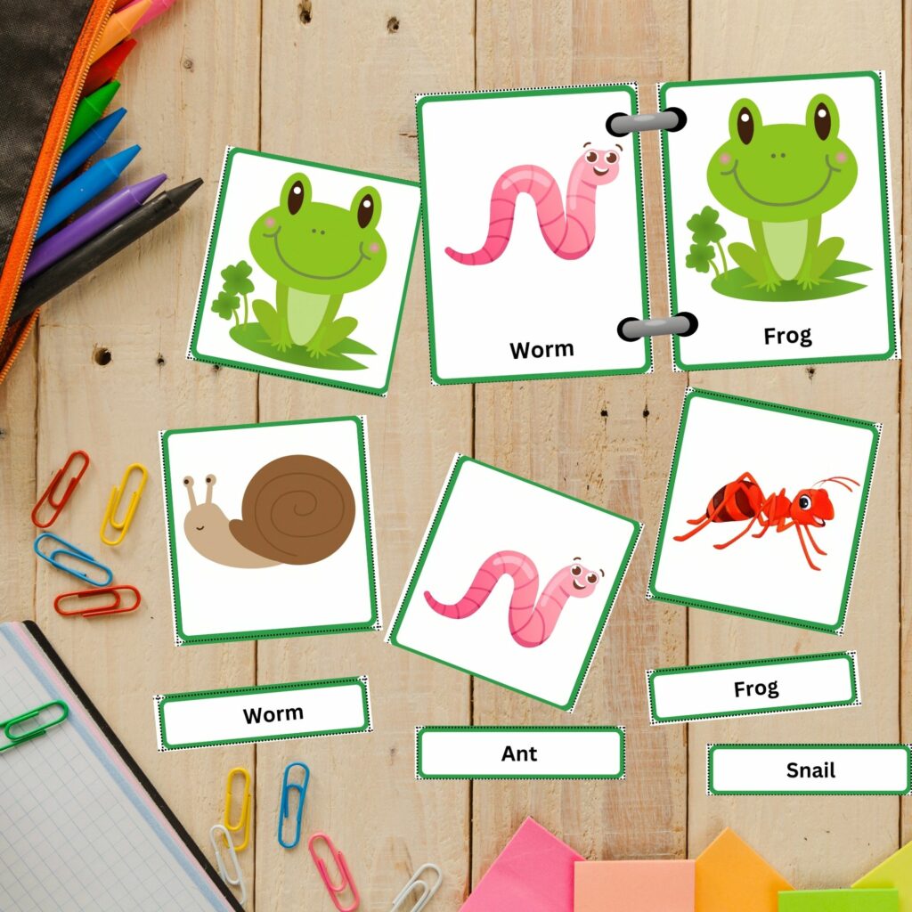 Spring Vocabulary Flashcards, Montessori 3-Part flashcards | ESL ...