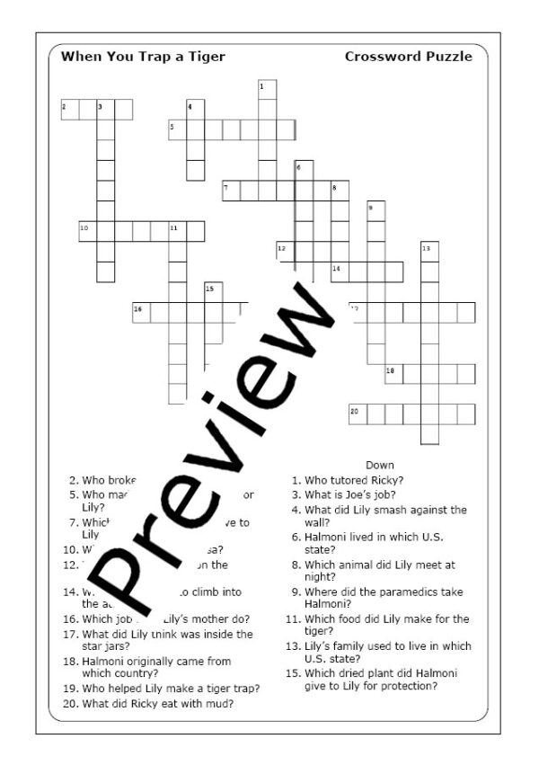 Tae Keller "When You Trap a Tiger" worksheets | Made By Teachers