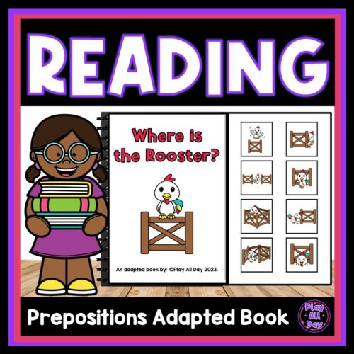 Farm Prepositions Adapted Book and Flashcards | Rooster Interactive ...