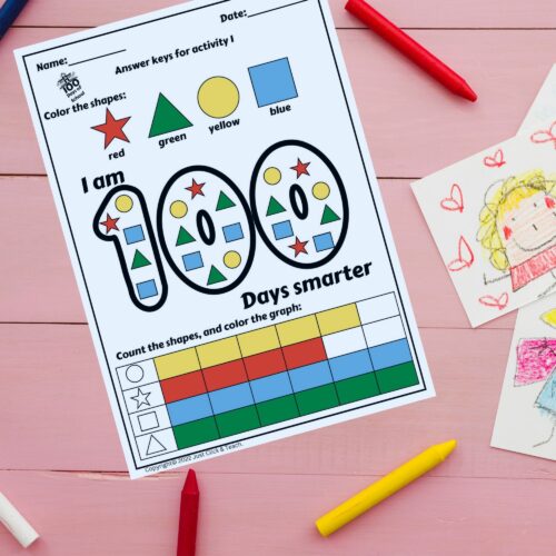 FREE 100 days of school NO PREP activities | No prep worksheets ...