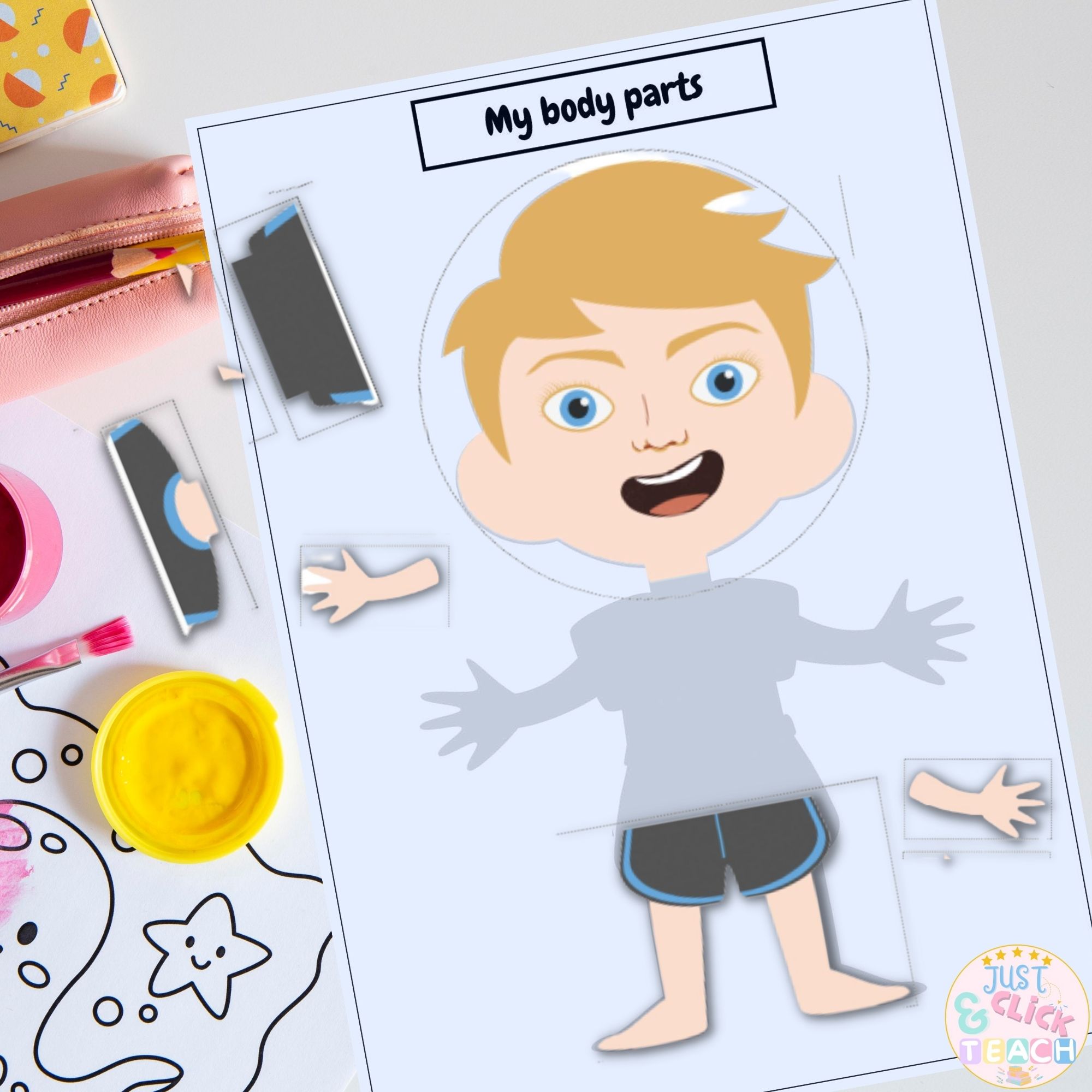 Body parts activities |posters | puzzles |worksheets |All about me unit ...