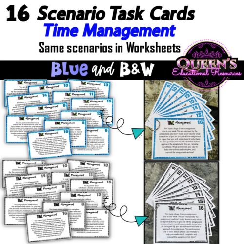 Time Management Scenarios | Time Management Situation Cards ...