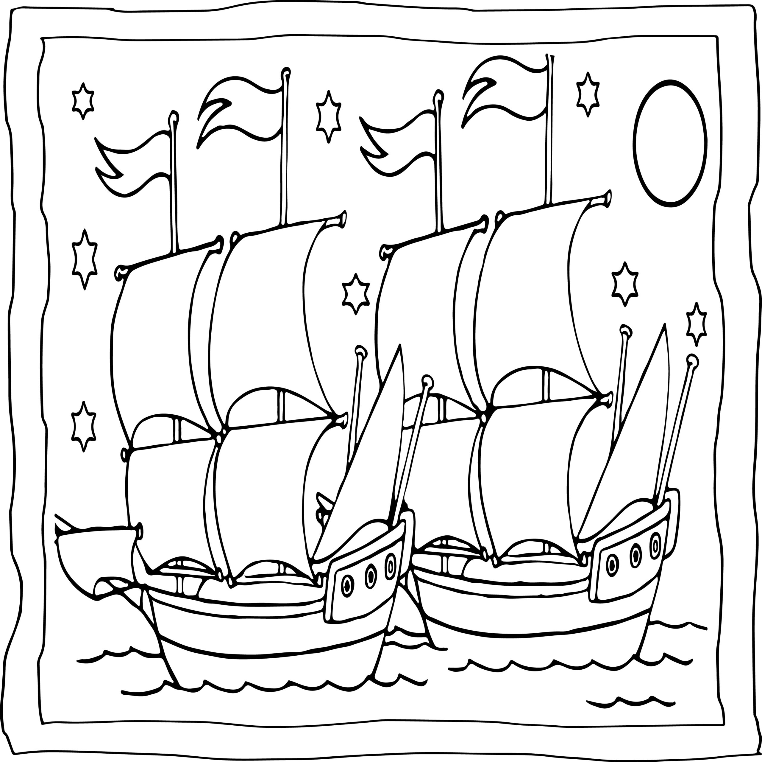 Boat Coloring Book : Easy and Fun Boats Coloring Pages for Kids | Made ...