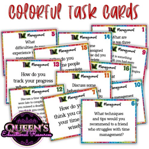 Time Management Writing and Discussion Questions | Time Management ...