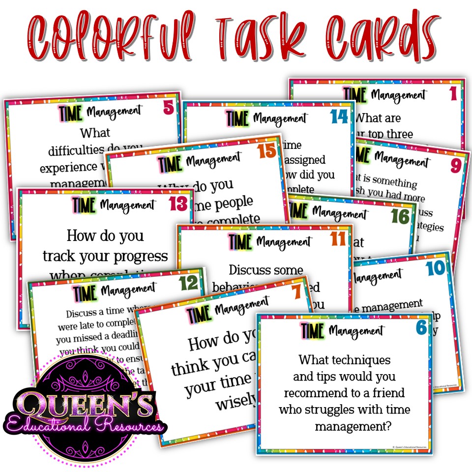 Time Management Writing and Discussion Questions | Time Management ...