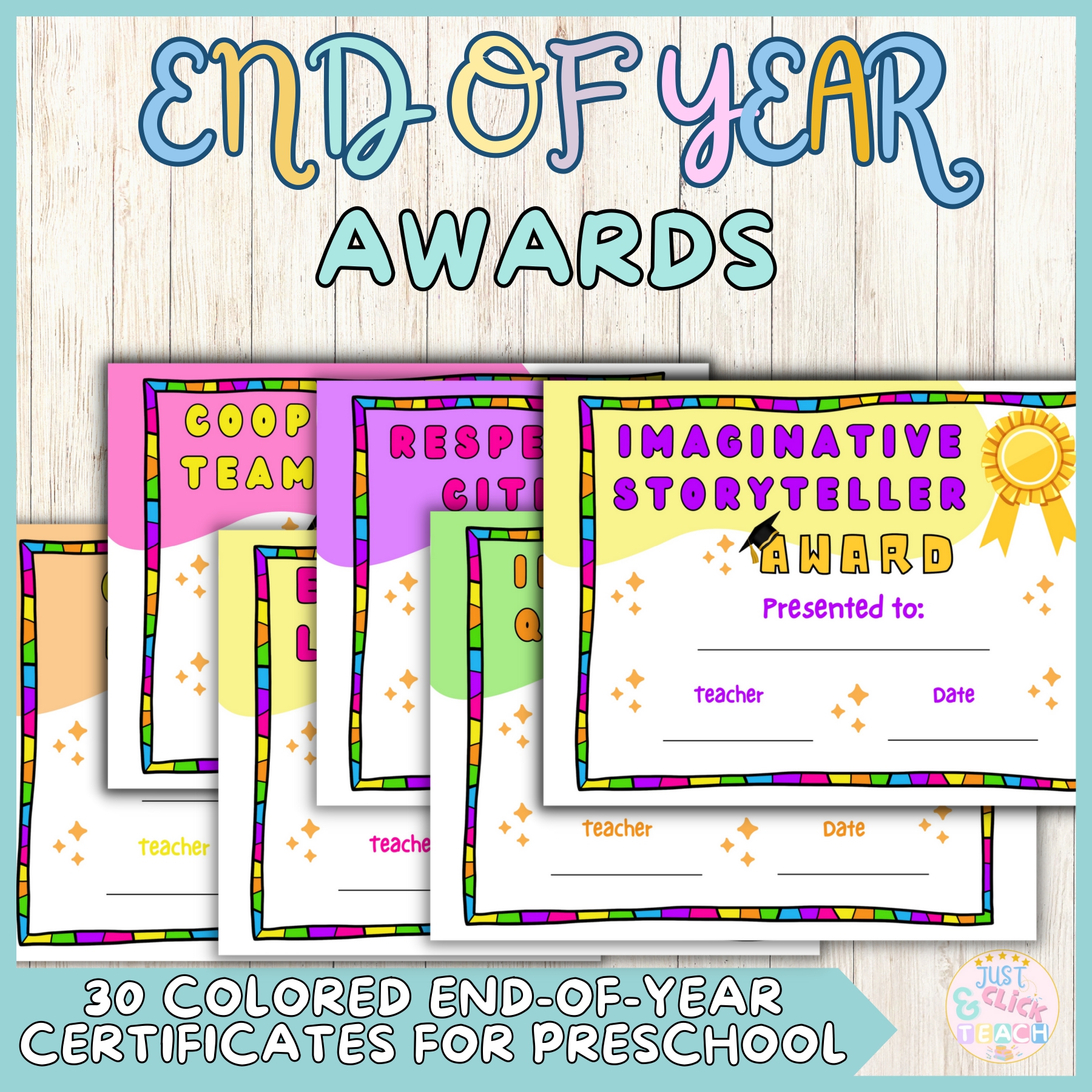 End of year Awards | Text-Editable awards | Autofill text | Made By ...