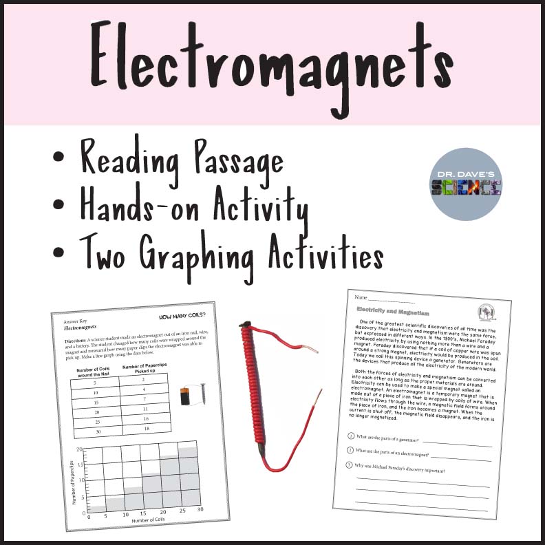 Electromagnets and Magnets, the Force of Magnetism Worksheets | Made By ...