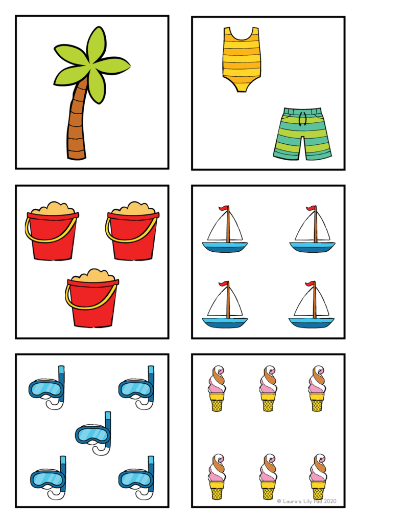 Summer Beach Path Game | Made By Teachers