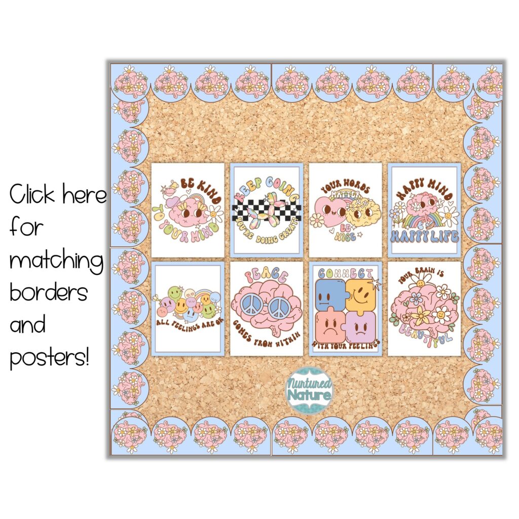 Editable Back to School Bulletin Board – Mental Health Door Decor with ...