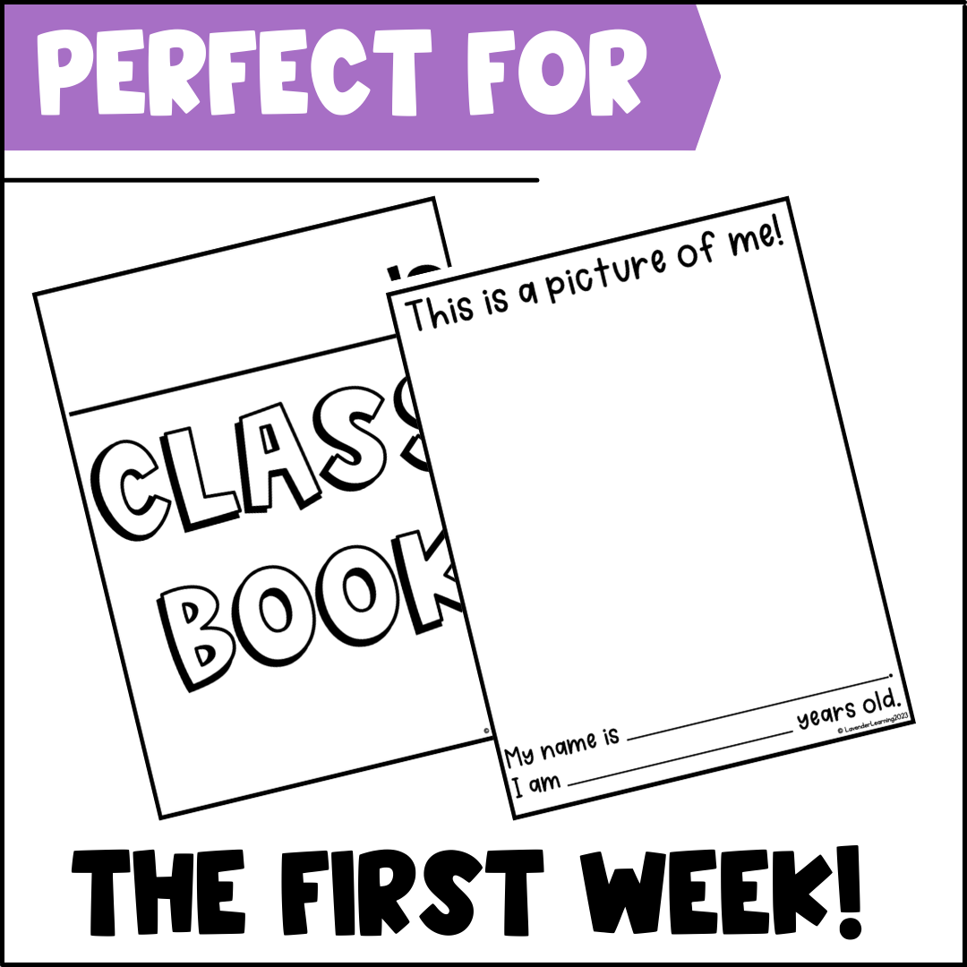 FREE All About Me Class Book for Back to School - Classroom Community ...