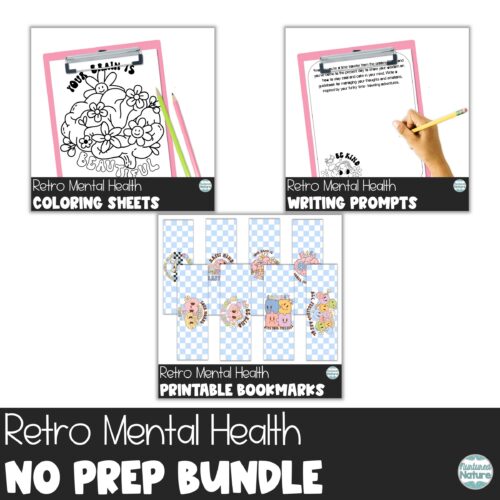 No Prep Mental Health Activities for Upper Elementary - Coloring Sheets ...