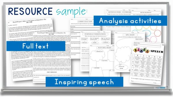 Independence Day Unit - 4th of July Paired Reading, Prompts - Print and ...