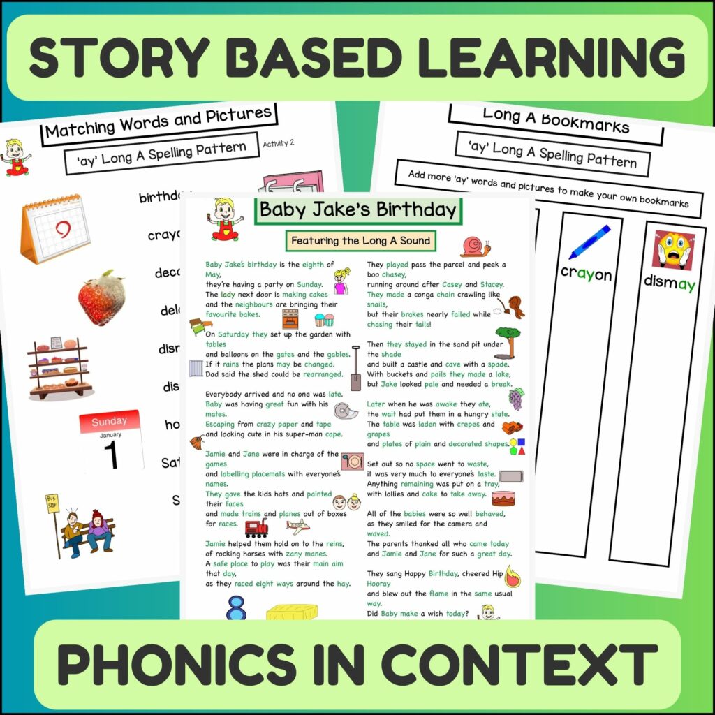 Long A Phonics Activities - Spelling Letter Pattern 'ay' - Worksheets ...