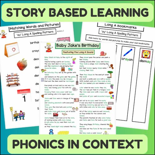 Long A Phonics Activities - Spelling Letter Pattern 'ay' - Worksheets ...