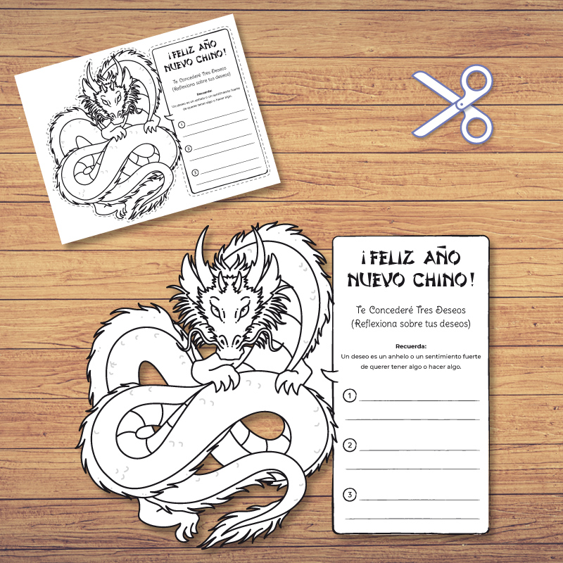 Año Nuevo Chino | Año Lunar | Mini Libro y Manualidad | Made By Teachers