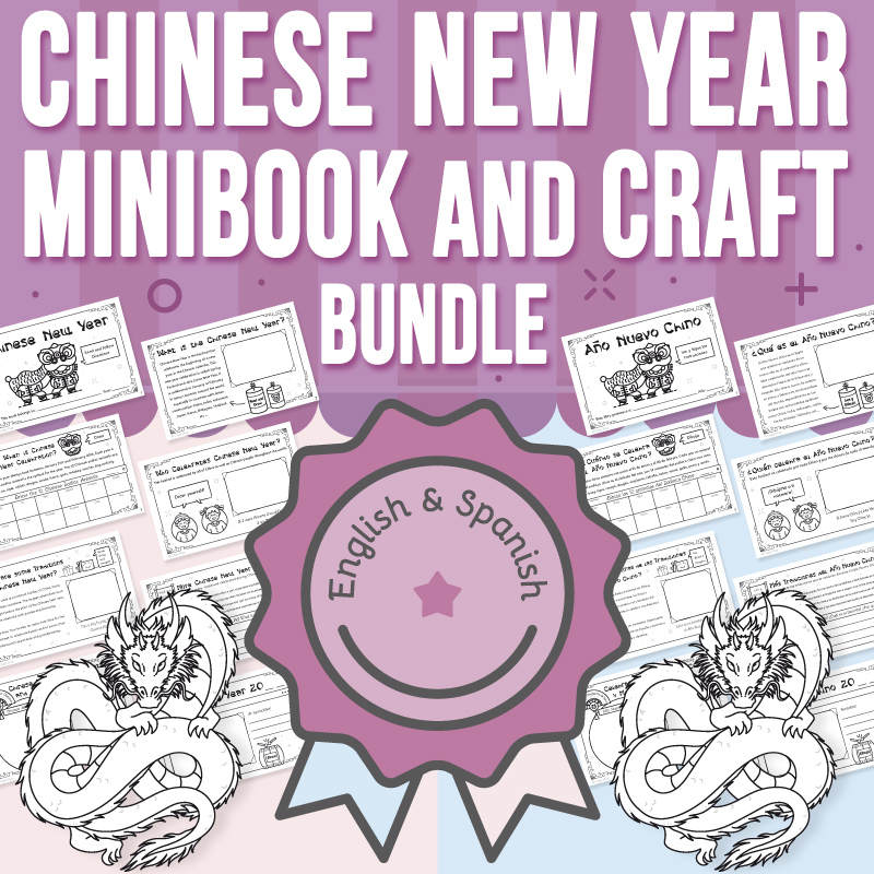 Chinese New Year | Lunar New Year | Mini Book and Craft BUNDLE | Made ...