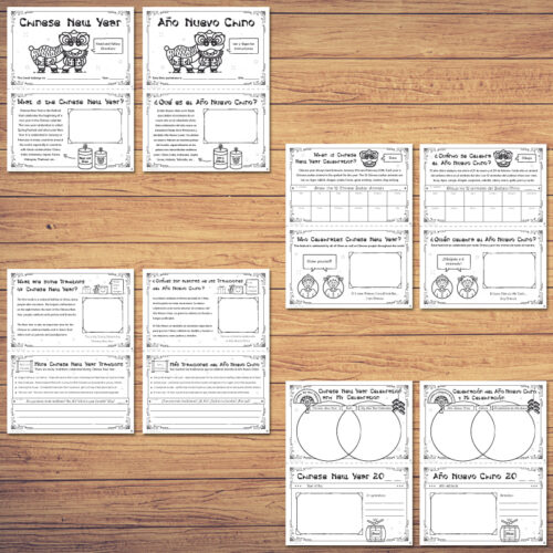 Chinese New Year | Lunar New Year | Mini Book and Craft BUNDLE | Made ...