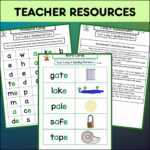 Long A Phonics Activities - Spelling Letter Pattern 'a-e' - Worksheets ...