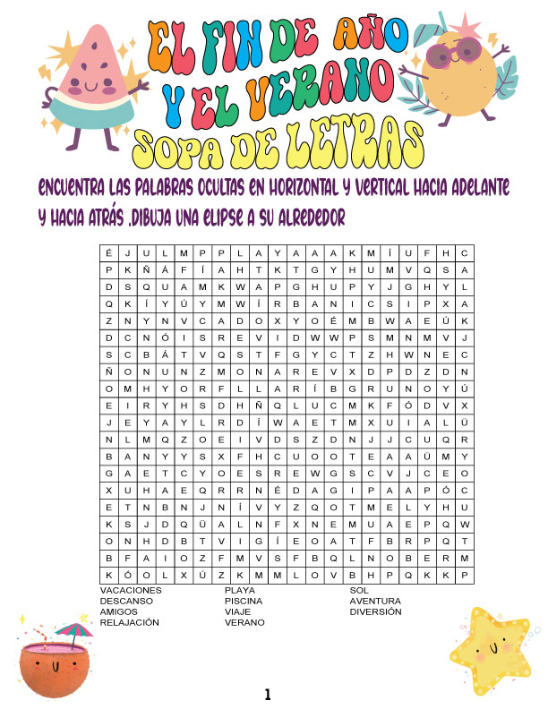 End of the Year activities in Spanish-NO PREP! Actividades del Verano ...