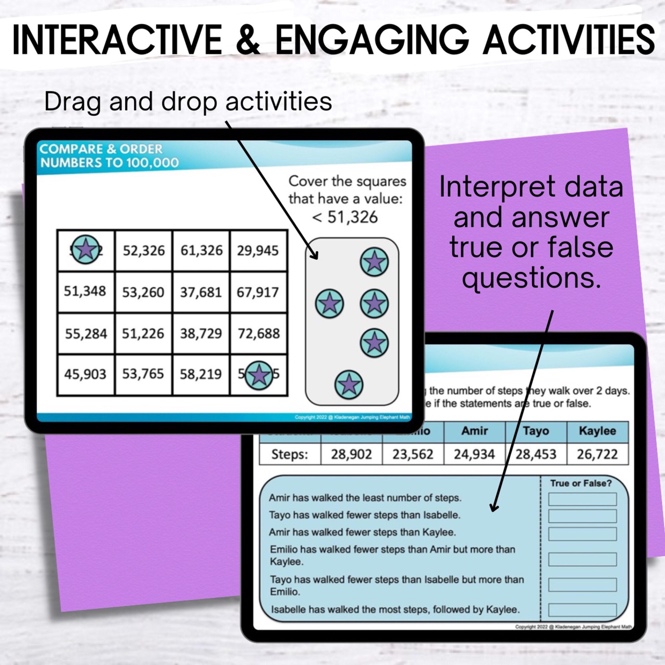 Comparing and Ordering Numbers to 100,000 Google Slides and Worksheets ...