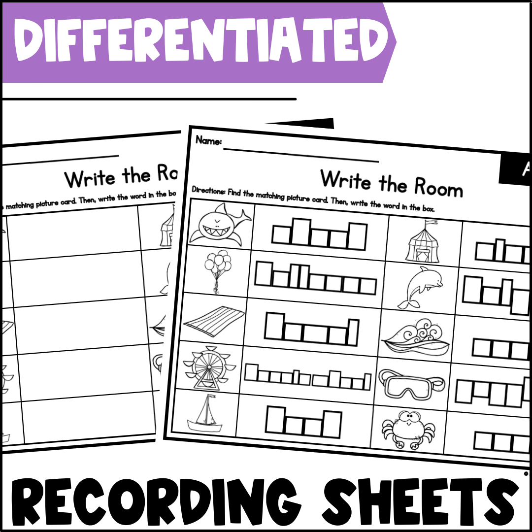 August Write the Room Activity - Summer Write the Room Activity | Made ...